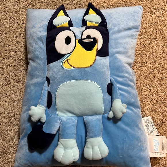 Bluey | Other | Brand New Super Soft And Cozy Bluey Cuddle Pillow ...